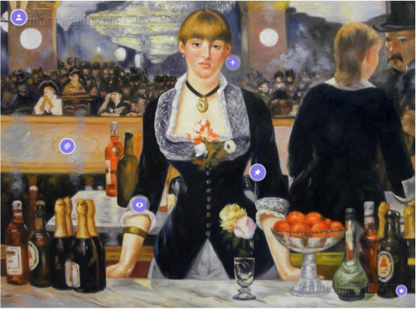 il bar delle folies-bergère-Manet-Lisa | Genially