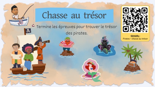 Pirate - Chasse au trésor | Genially