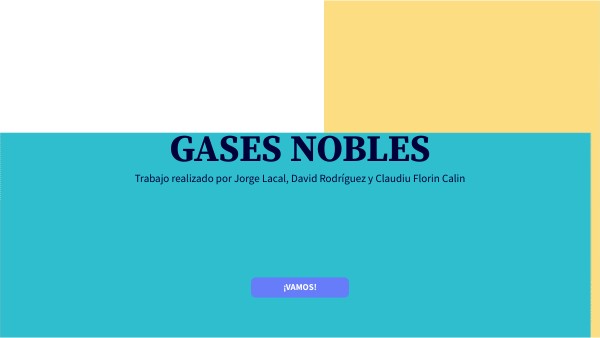 GASES NOBLES | Genially