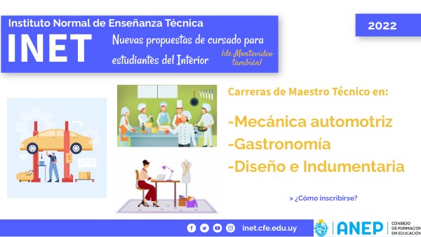 Nuevas modalidades de cursado INET