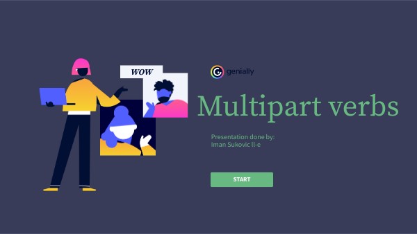 multi-part verbs
