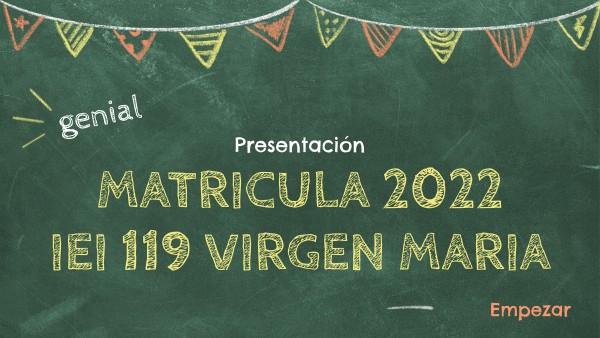 Matricula 2022 | Genially