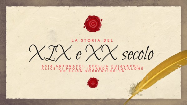 La storia del XIX e XX secolo