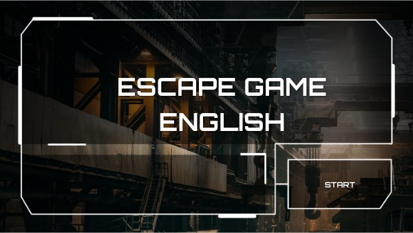 ESCAPE GAME ENGLISH