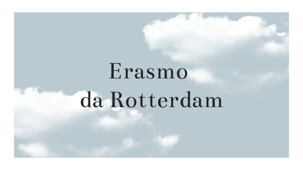 Erasmo da Rotterdam