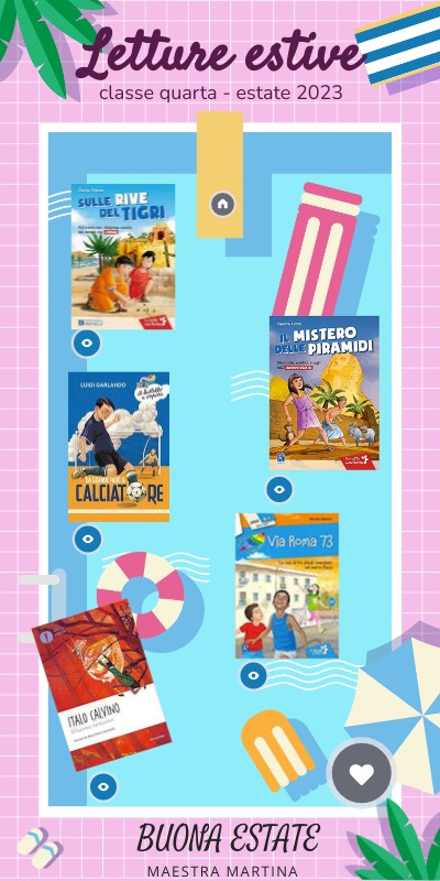 Suggerimenti per le letture estive cl. quarta | Genially