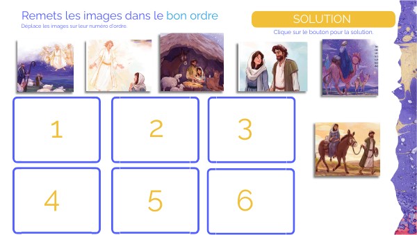 Ordre naissance de Jésus.