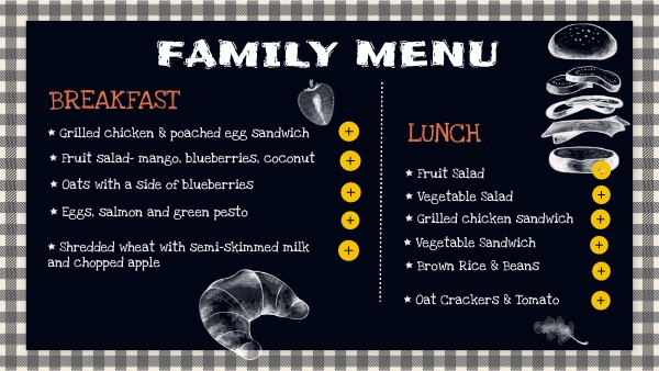 Family Menu