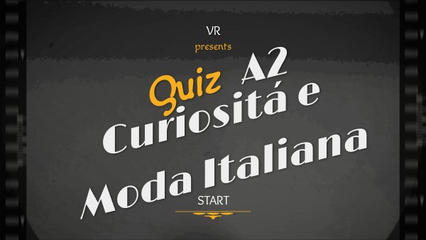 Moda quiz - Italiano A2 | Genially