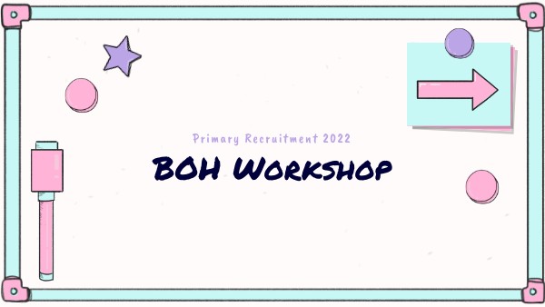 BOH Workshop | Genially