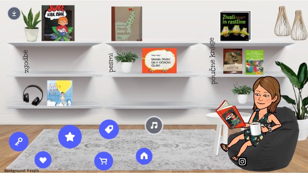 Virtual library EDITABLE | Genially