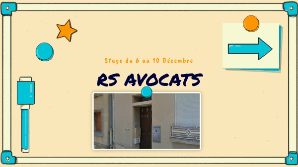 RESENTATION DE MON STAGE