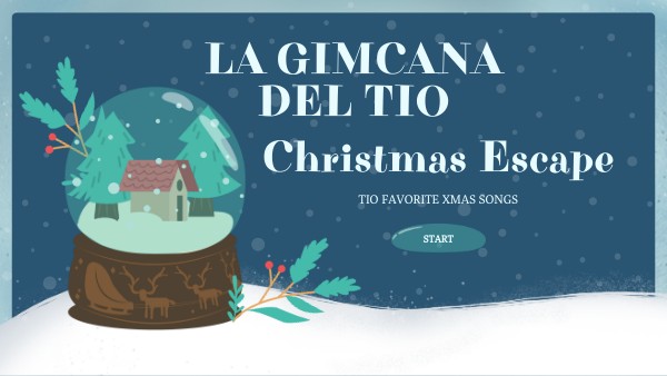 CHRISTMAS ESCAPE ROOM- TIO FAVOURITE SONG | Genially