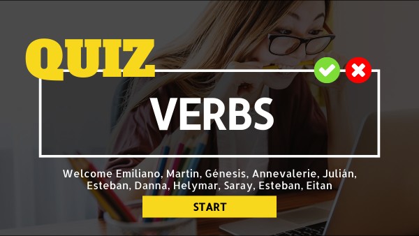QUIZ Verbs pictures