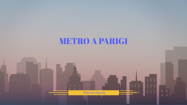metro di Parigi