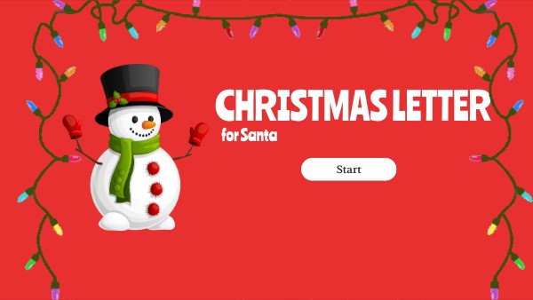 Letter to Santa | Genially