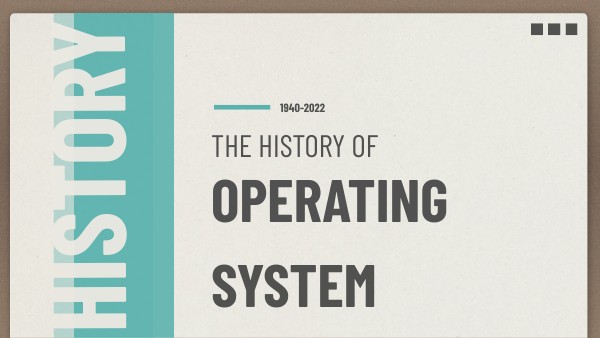 operating system | Genially