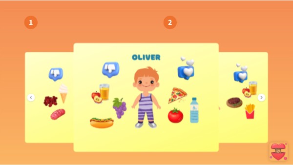 Speaking cards (likes/dislikes) Food | Genially