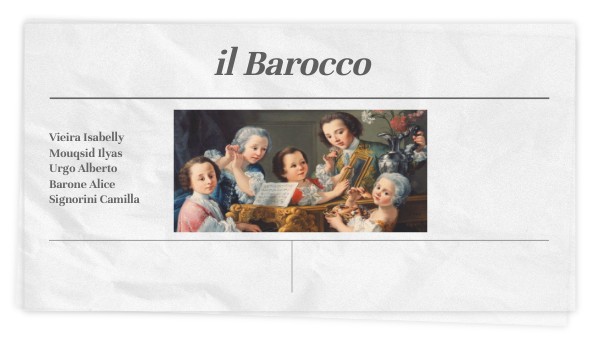 IL BAROCCO | Genially