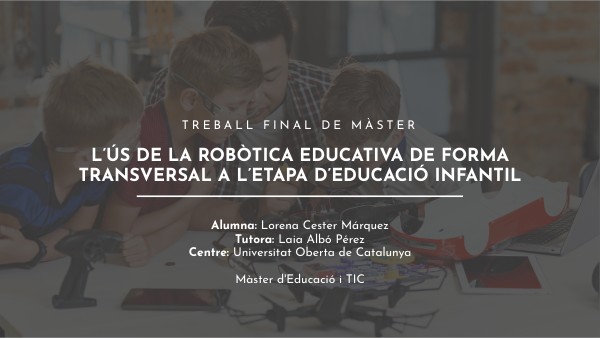 TREBALL FINAL DE MÀSTER LORENA CESTER | Genially