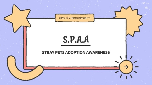 animal adoption awareness | Genially