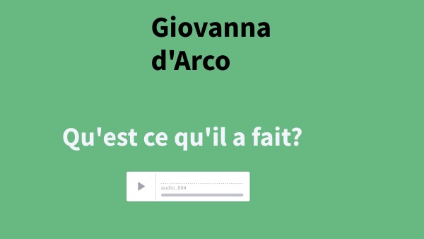 Giovanna d'Arco | Genially