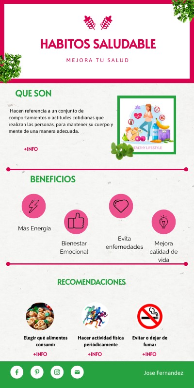 HABITOS DE VIDA SALUDABLE | Genially