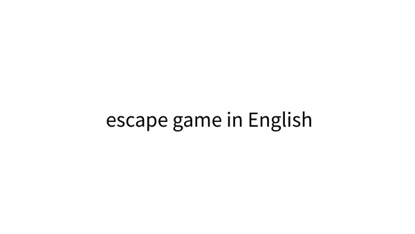 escaap Game