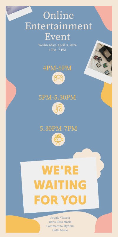 online entertainment event | Genially