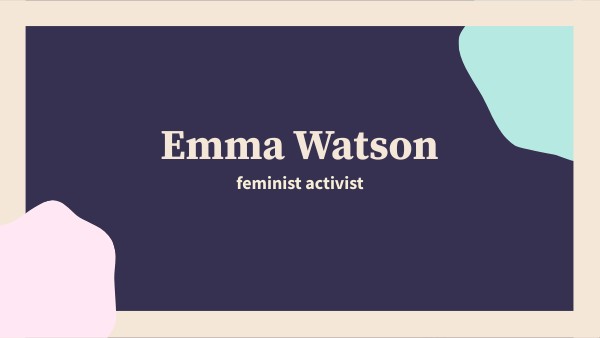 emma watson | Genially