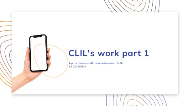 CLIL's work part 1