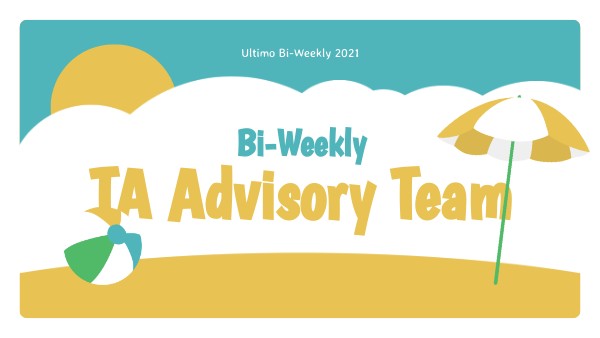 Biweekly meeting | Genially