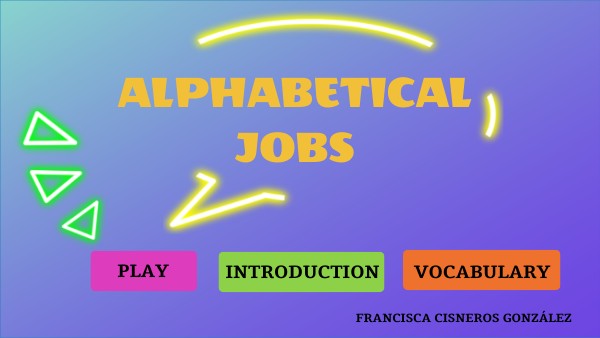ALPHABETICAL JOBS
