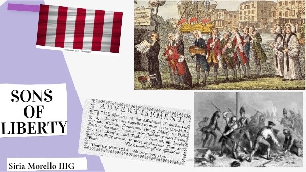 SONS OF LIBERTY | Genially