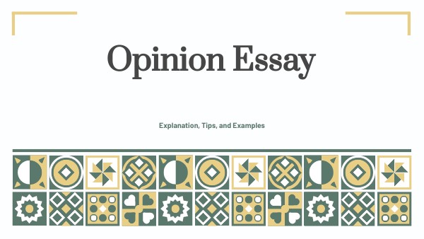 Opinion Essay | Genially