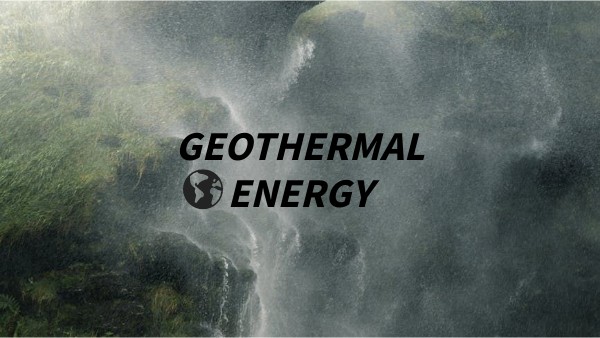 Geothermal energy