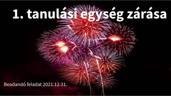 Első beadandó feladat