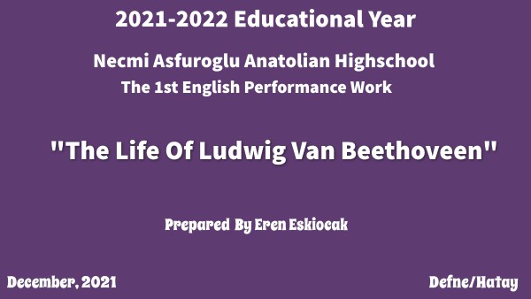 The Life of Beethoveen | Genially