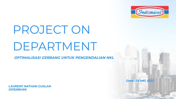 Copy - Project on department