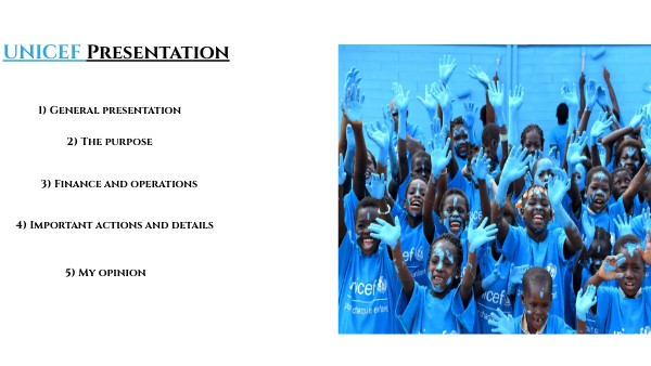 Unicef presentation