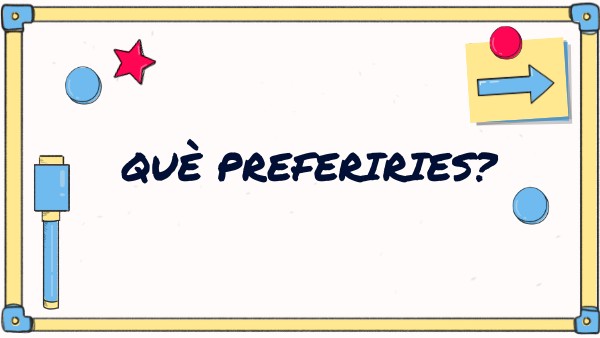 Què preferiries? | Genially