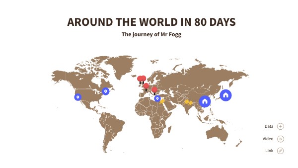 AROUND THE WORLD IN 80 DAYS | Genially