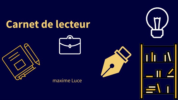 Carnet de lecture | Genially