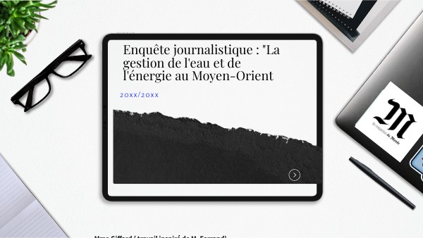 Enquête moyen orient | Genially
