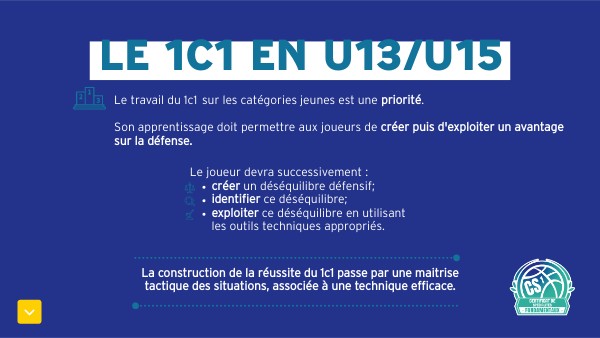 Récapitulatif : les 1c1