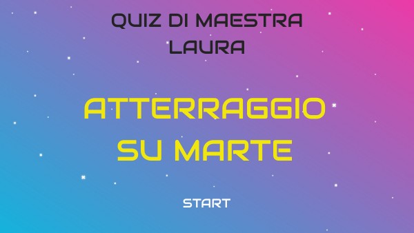 ATTERRAGGIO SU MARTE | Genially