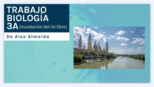 Inundación río Ebro | Genially