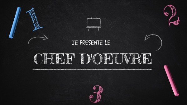 Diapo chef d'oeuvre | Genially