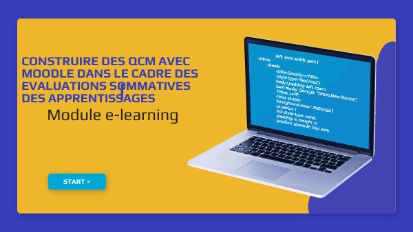 Module e-learning-Construire des QCM avec Moodle | Genially