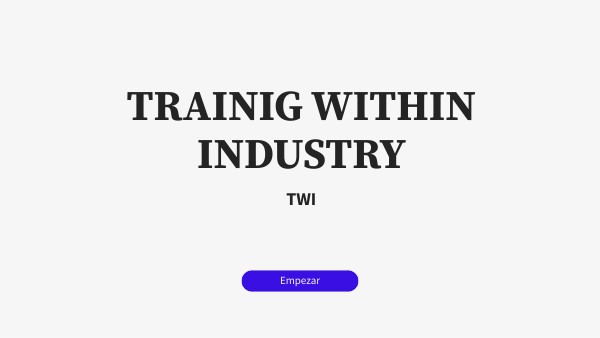 TRAINING WITHIN INDUSTRY_Seminario